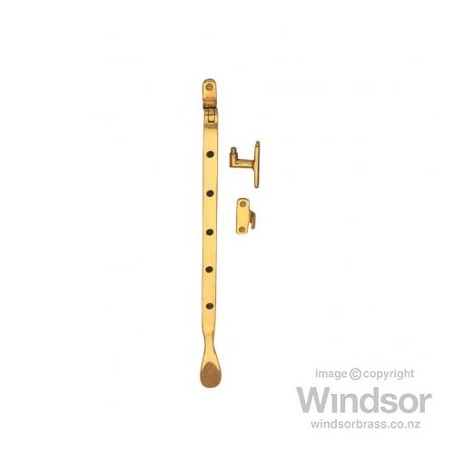 POLISHED BRASS, BOX STAY